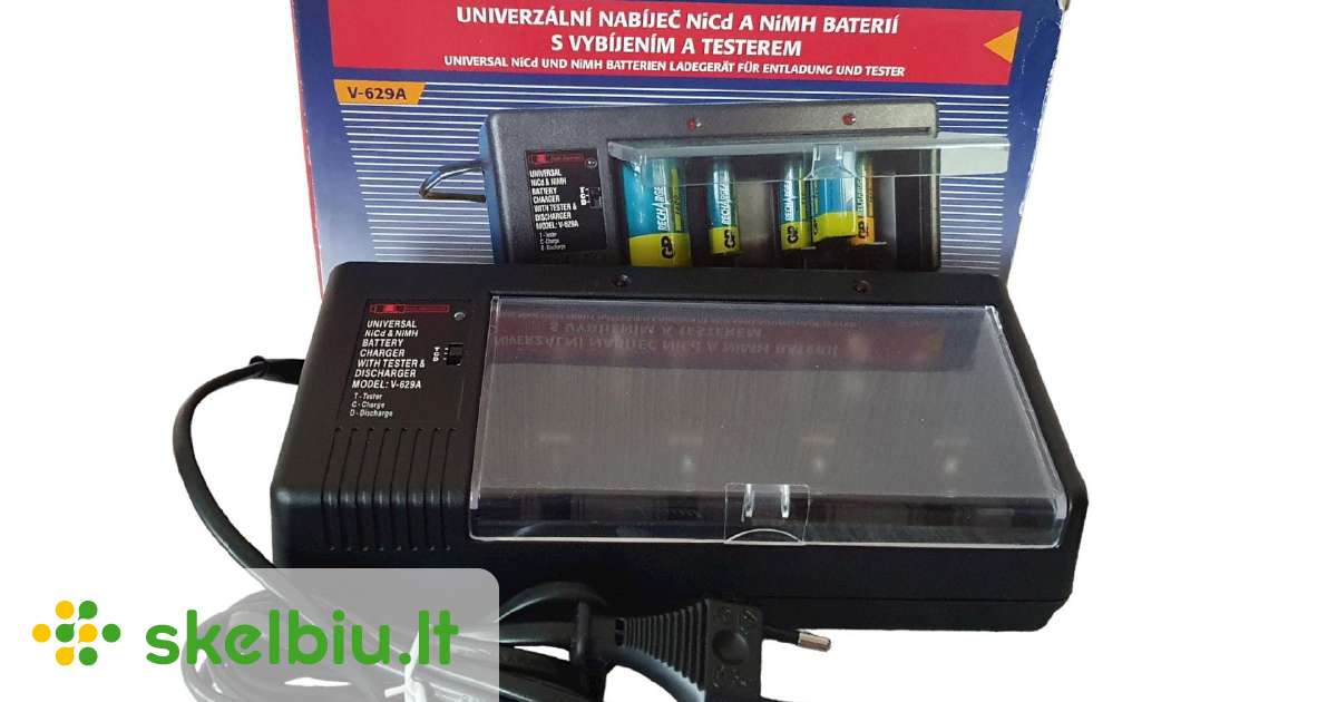 Universalus akumuliatorių krautuvas - Skelbiu.lt