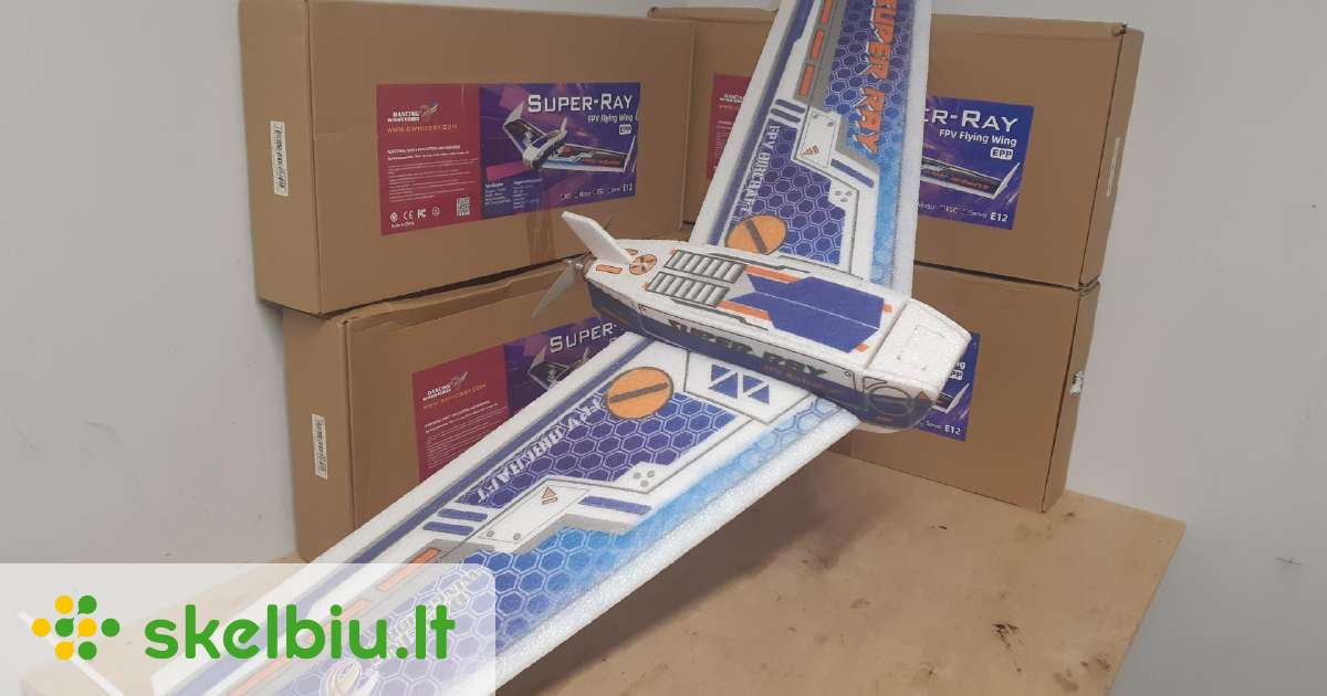 Nauji RC sparnai Dw hobby Super ray 1100mm - Skelbiu.lt