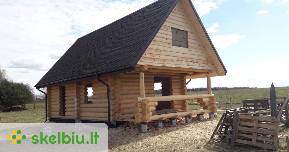 Parduodama rąstinė pirtis, rąstinis namas - Skelbiu.lt