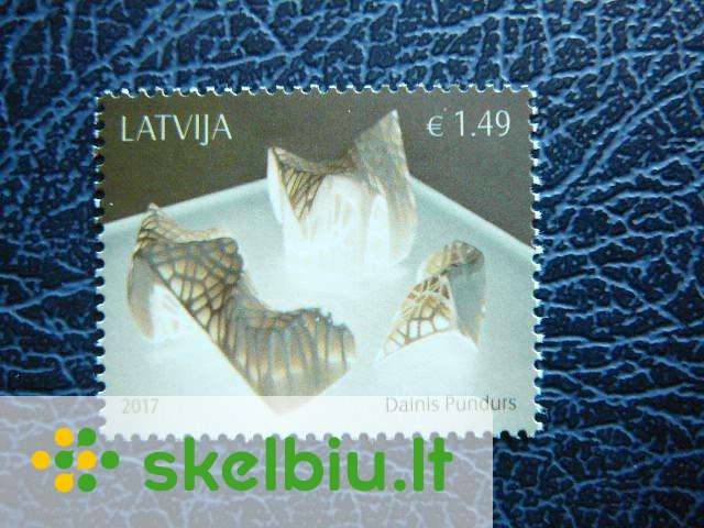 Artistas Dainis Pundurs Latvija 2017 Mnh llt1021 - Skelbiu.lt