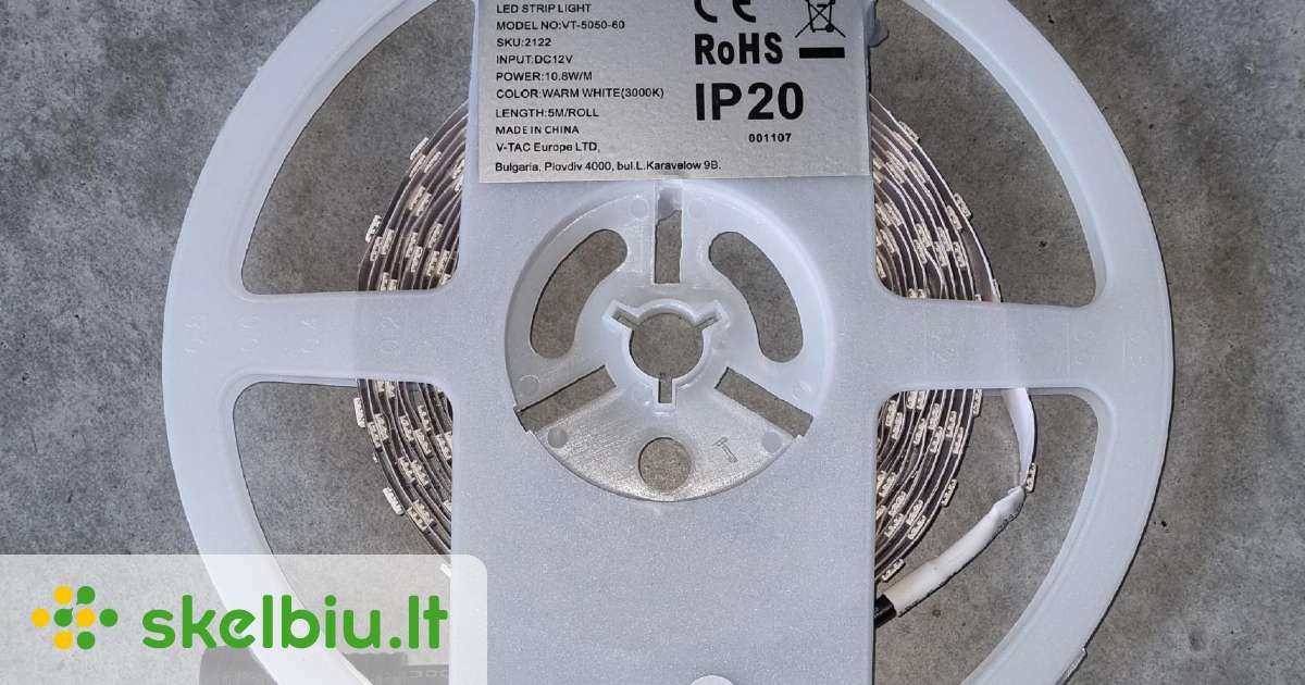 LED juosta Ip20 5m. 54w. - Skelbiu.lt