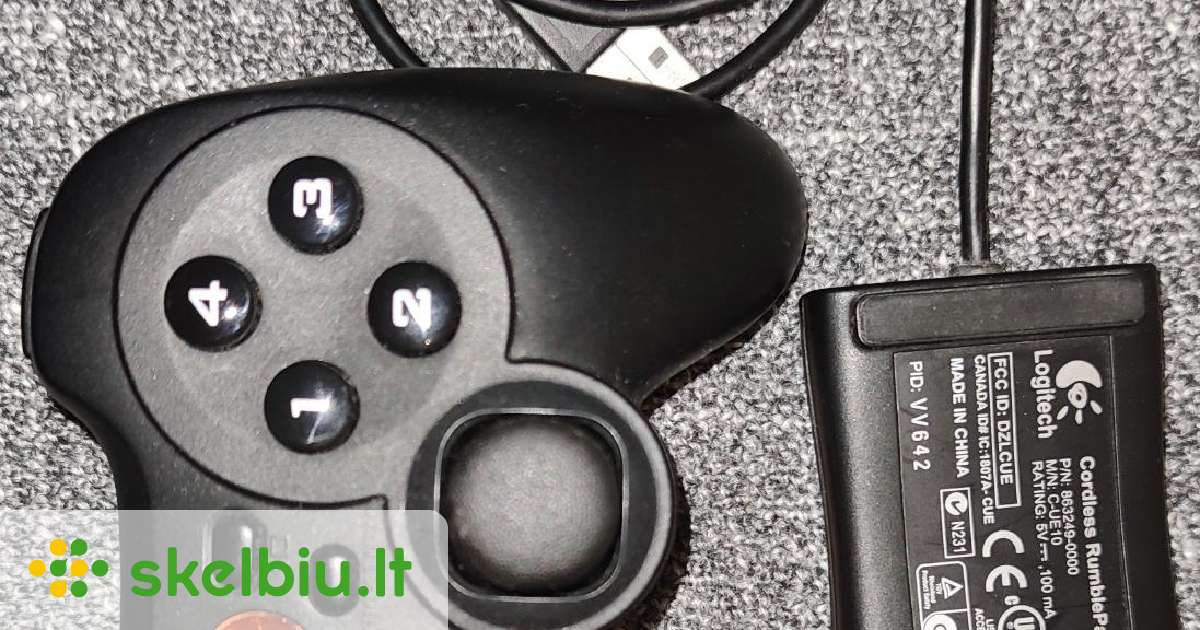 Logitech® Cordless Rumblepad 2 žaidimų pultelis - Skelbiu.lt