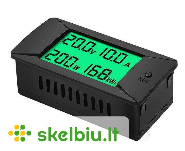 Dc Ampermetras voltmetras saulės vėjo jėgainėms ak - Skelbiu.lt