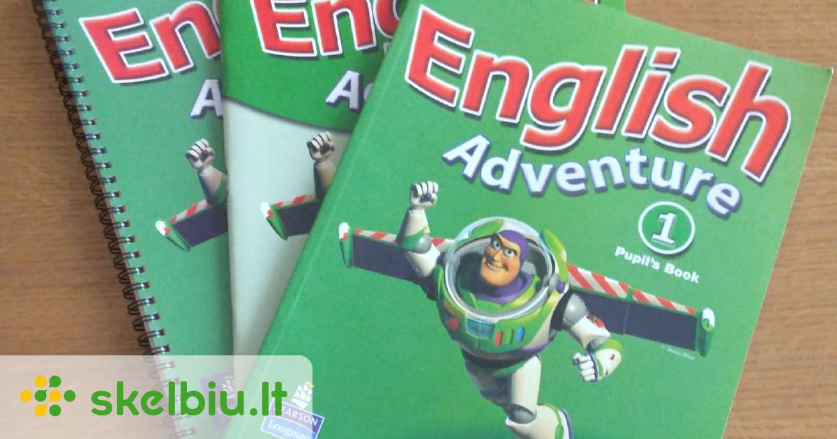 Anglų kalbos English Adventure mokymosi rinkinys - Skelbiu.lt