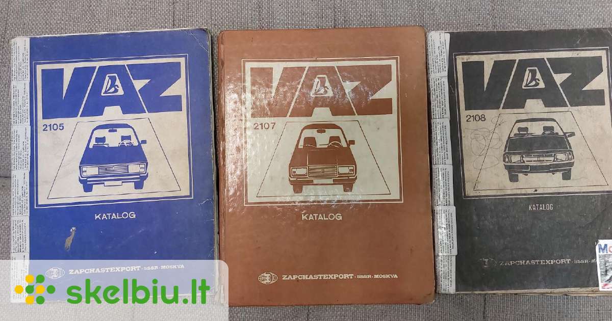 Vaz 2105, 2107, 2108, Niva auto dalių katalogai - Skelbiu.lt