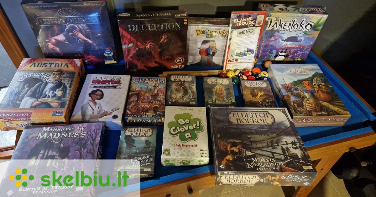 Stalo žaidimai. Nemokamas siuntimas - Skelbiu.lt