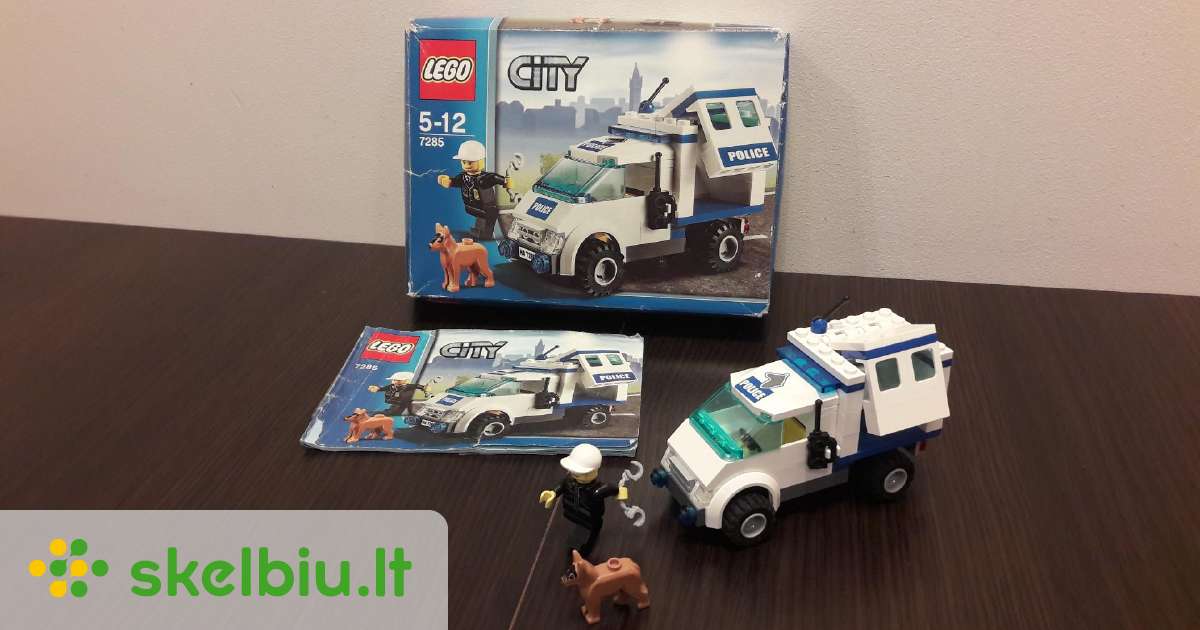 Parduodamas Lego City 7285 Police Dog Unit - Skelbiu.lt
