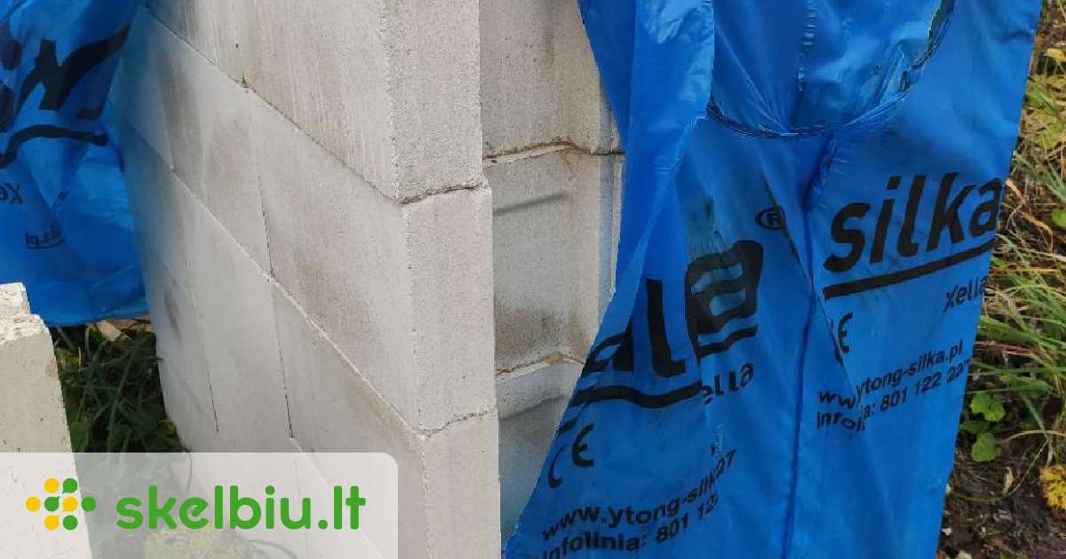 Silikatiniai blokeliai Silka - Skelbiu.lt