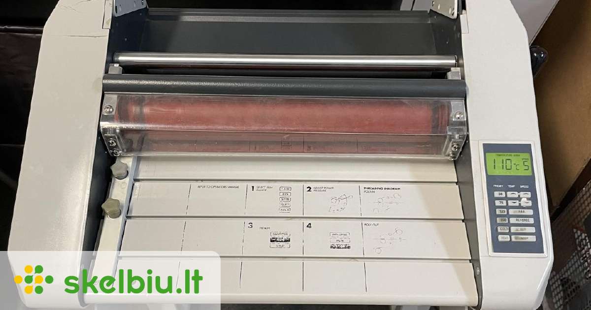 Laminatorius Gmp EXCelam II-355q - Skelbiu.lt