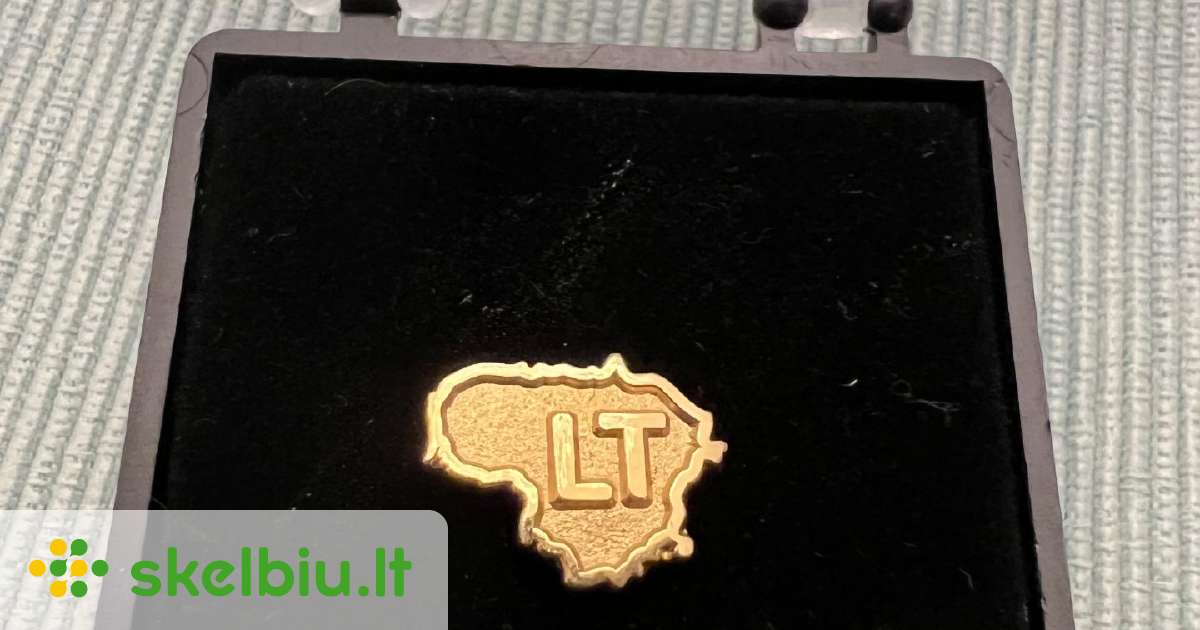 Proginis Lietuvos turizmo auksuotas ženklelis - Lt - Skelbiu.lt