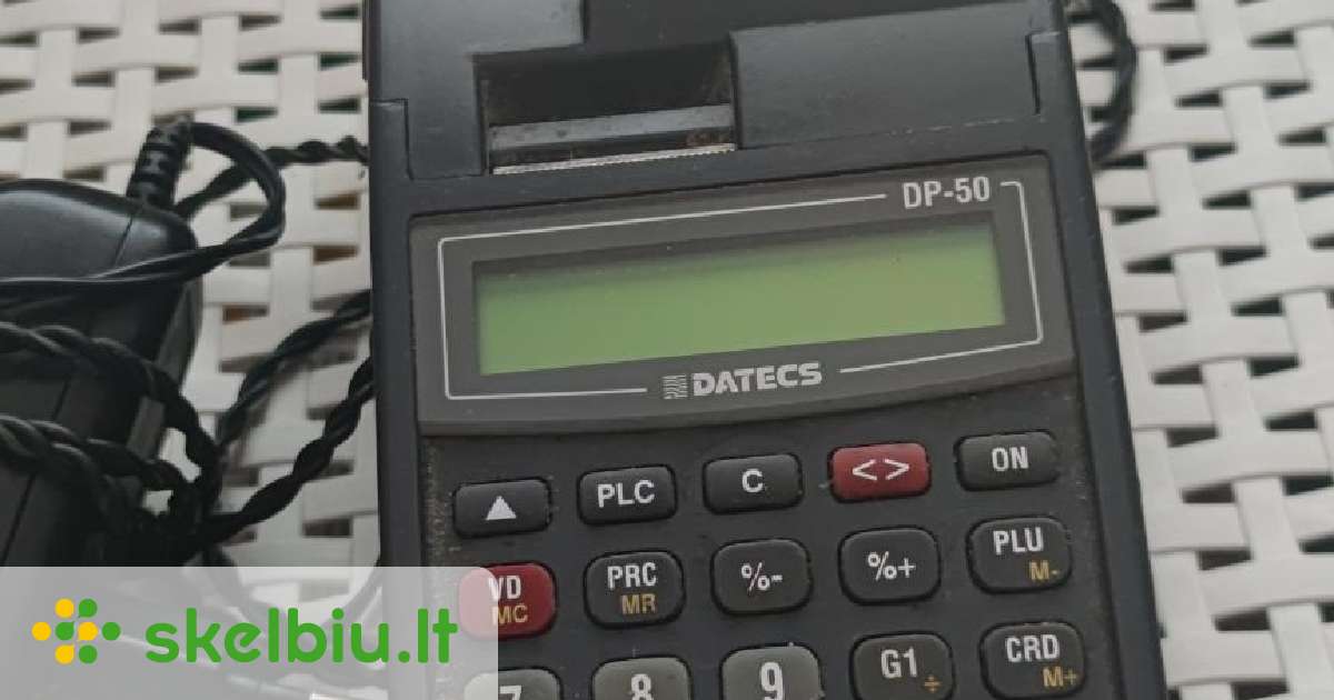 Kasos aparatas Datecs Dp-50. - Skelbiu.lt