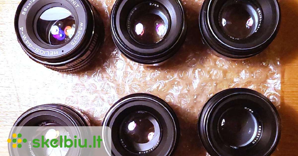 Atnaujinta: Helios 44-2 ir 44m-4 objektyvai - Skelbiu.lt