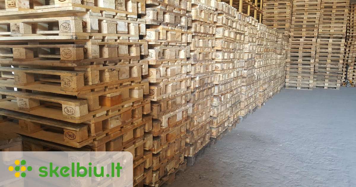Euro padėklai / paletės, perkame daug po 8,50 € - Skelbiu.lt