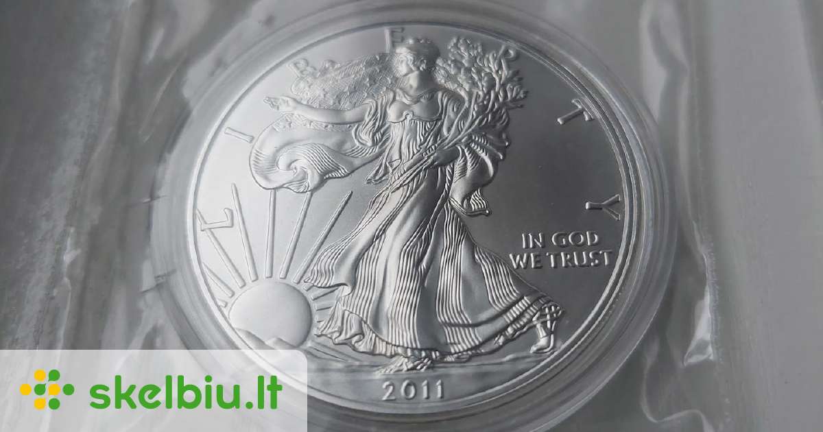 1 oz erelis (usa, 2011, 2012 m.) - 96 vnt. - Skelbiu.lt