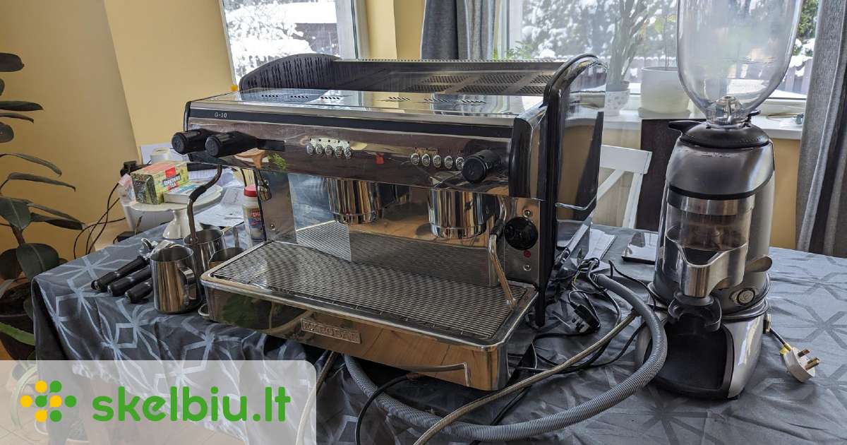 Expobar g-10 kavos aparatas su Wega grinderiu - Skelbiu.lt