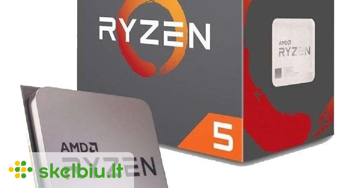 Naudotas kompiuterio procesorius Amd ryzen 5 1400 - Skelbiu.lt