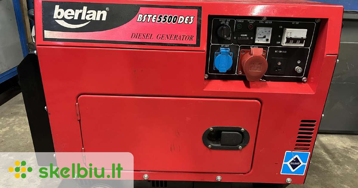 Generatorius dyzelinis Berlan - Skelbiu.lt