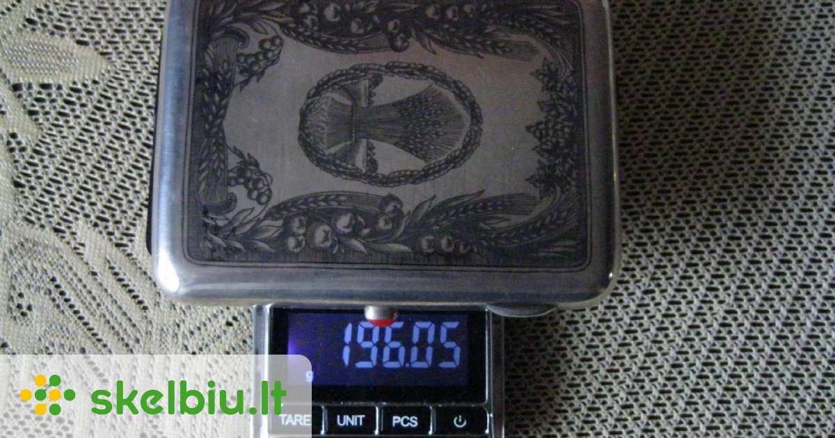 Sidabras 875 . Labai Retas Porcigaras - Su Juodin - Skelbiu.lt