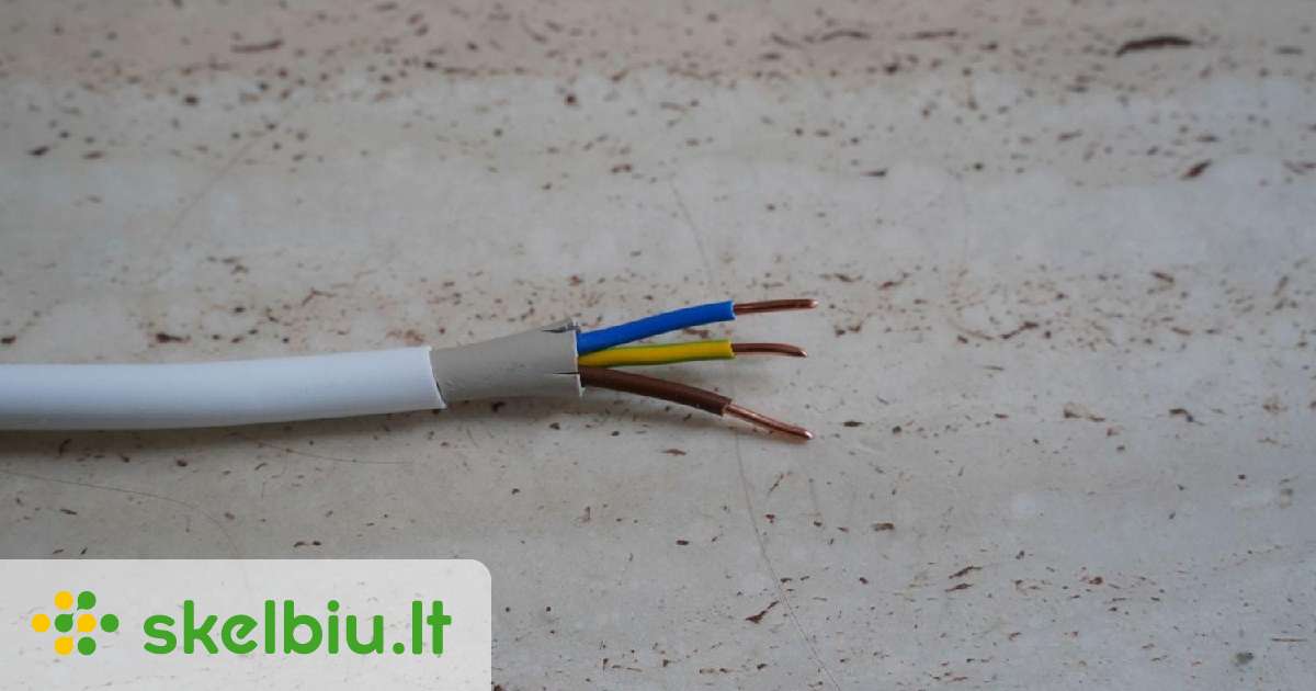Įvairūs elektros laidai - Skelbiu.lt