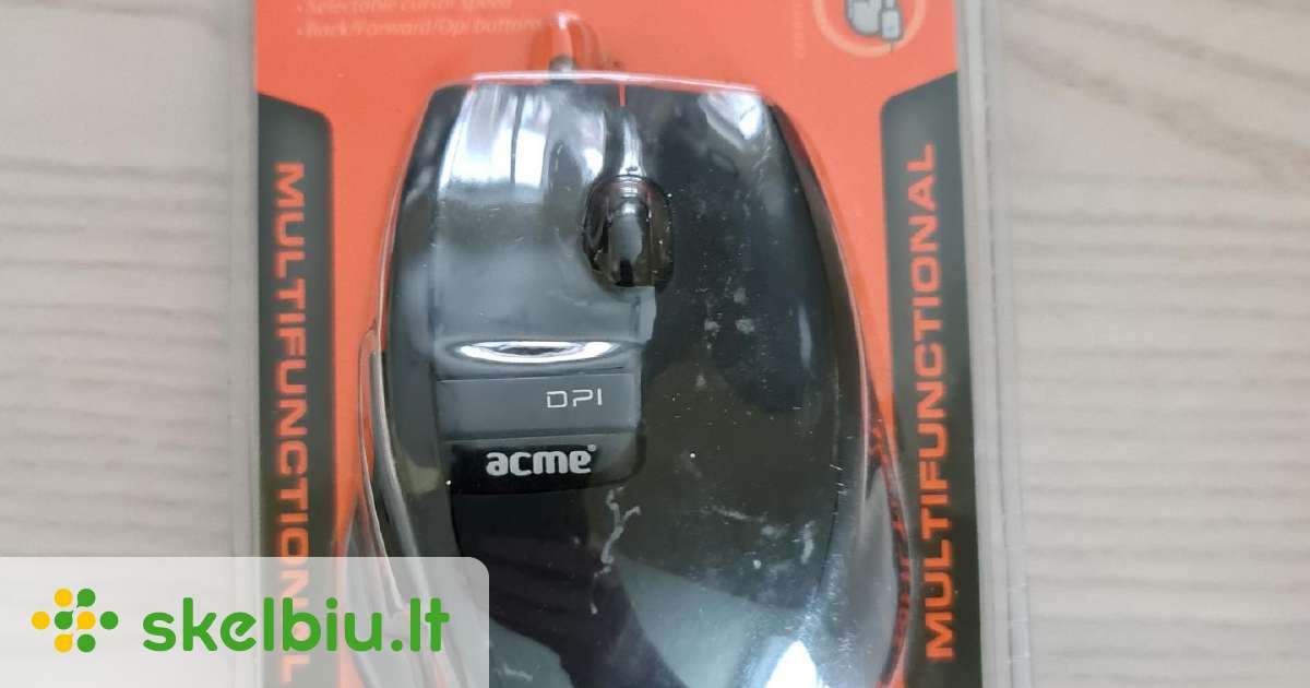 Optinė pelė "Acme" - Skelbiu.lt