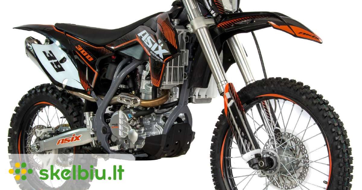 Krosinis motociklas 300cc 21"/18" Asix Xb-39 su el - Skelbiu.lt