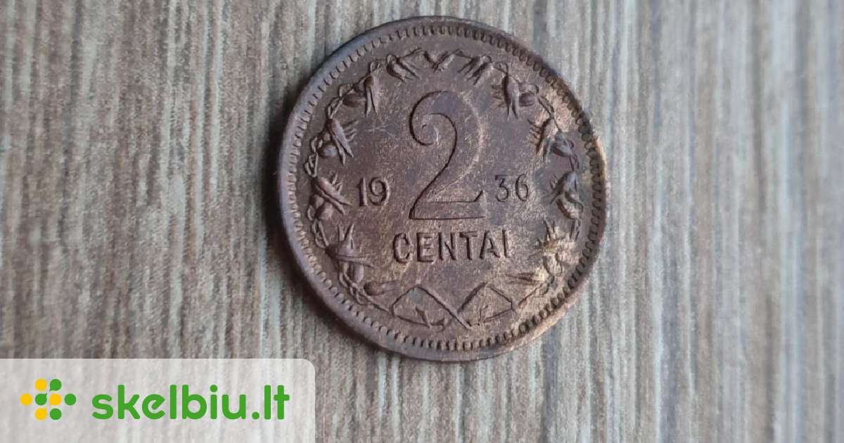1936 metų 2 centai - Skelbiu.lt