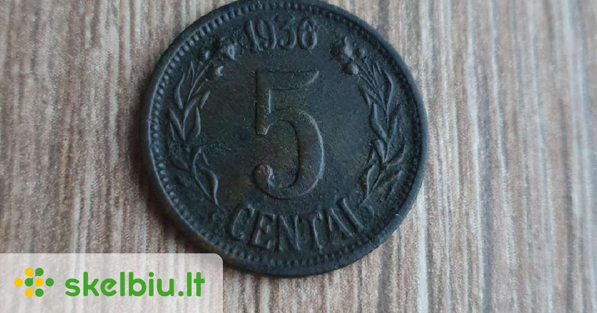 1936 m. 5 centai - Skelbiu.lt