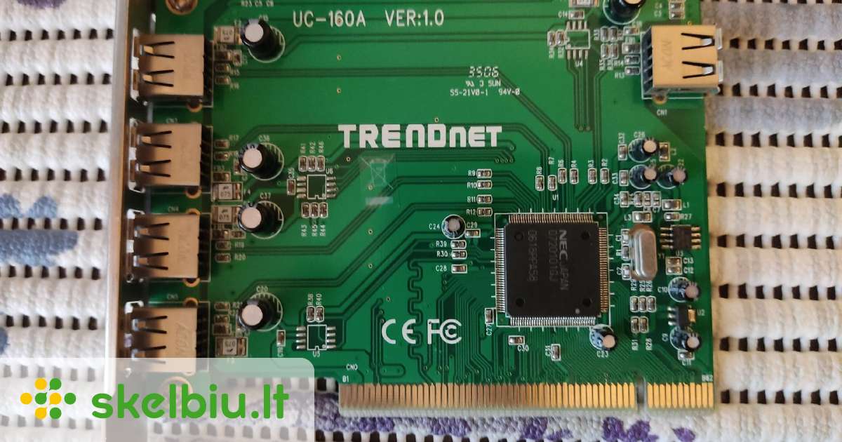 Lan, garso plokštės, Usb 2.0 Pci plokštės - Skelbiu.lt