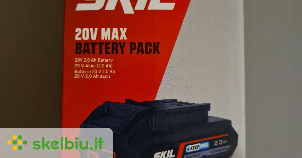 Naujas skil 2ah akumuliatorius - Skelbiu.lt