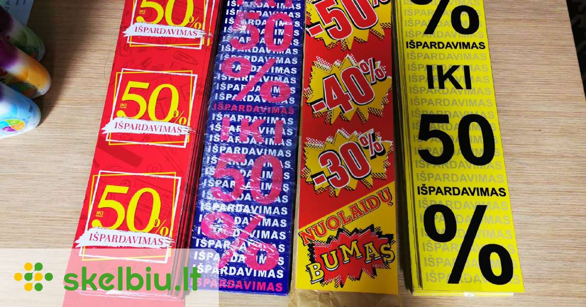 Karuliai lentynoms plakatai - Skelbiu.lt