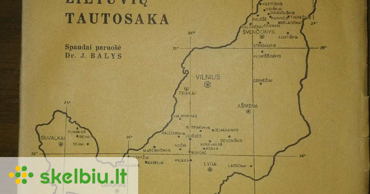 Antikvarinė Vilniaus Krašto Lietuvių Tautosaka - Skelbiu.lt