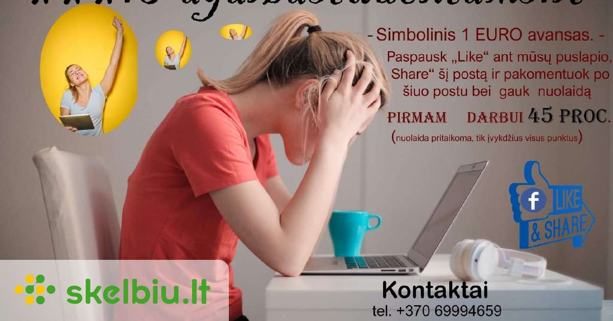 pagalba rasto darbas skelbimai - Skelbiu.lt