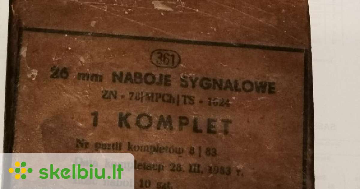 Signalinės raketos - Skelbiu.lt