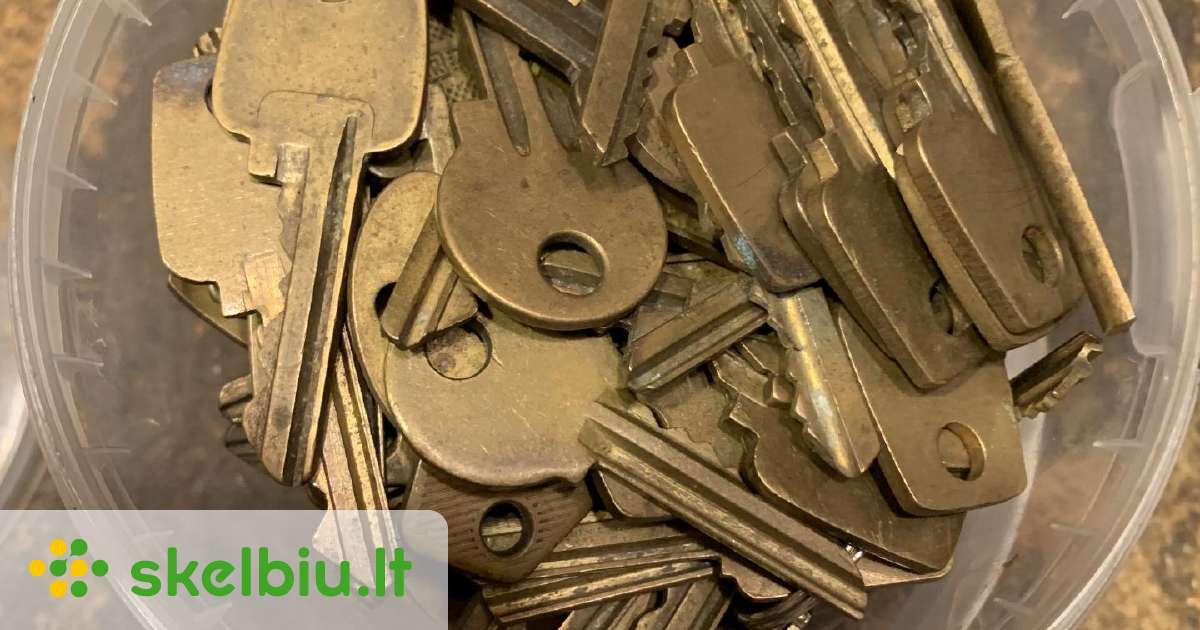Senoviniai zalvariniai raktai - Skelbiu.lt