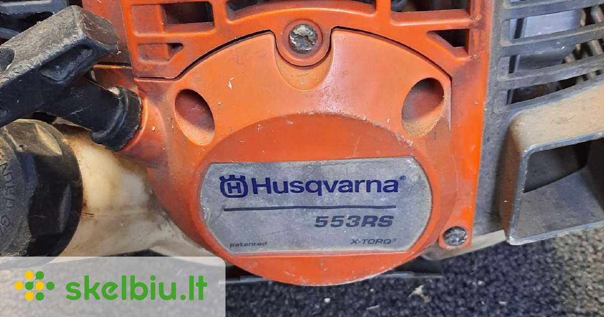 Husqvarna 553rs ant detaliu. - Skelbiu.lt