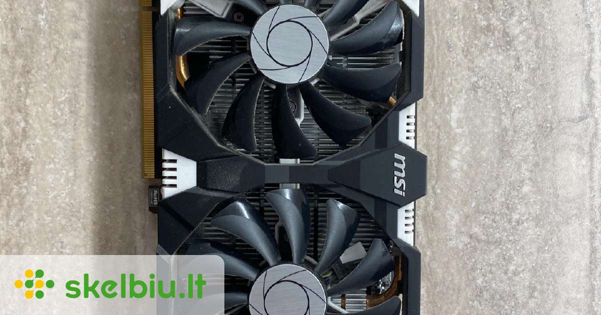 Msi Gtx 1060 3gb Oc Gpu/vaizdo Plokštė - Skelbiu.lt