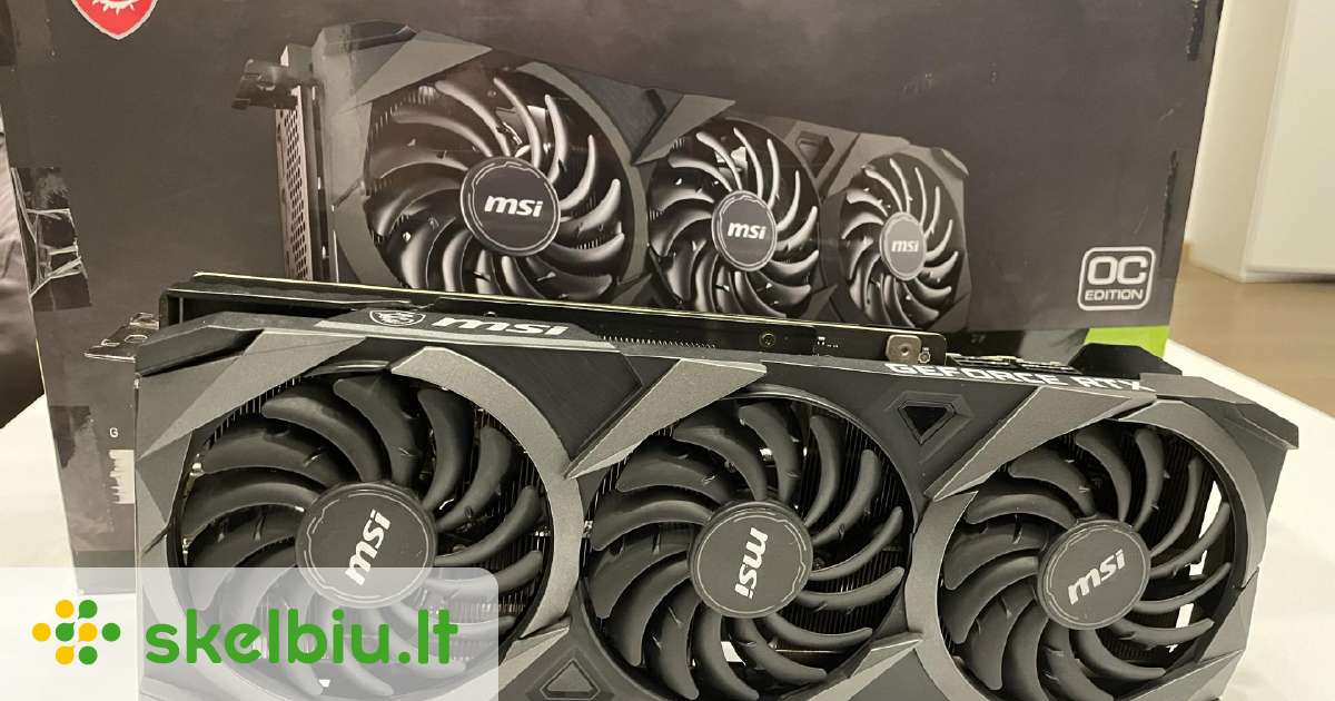 Msi Geforce Rtx 3080 Ti Ventus 3x 12gb 384bit Gpu - Skelbiu.lt