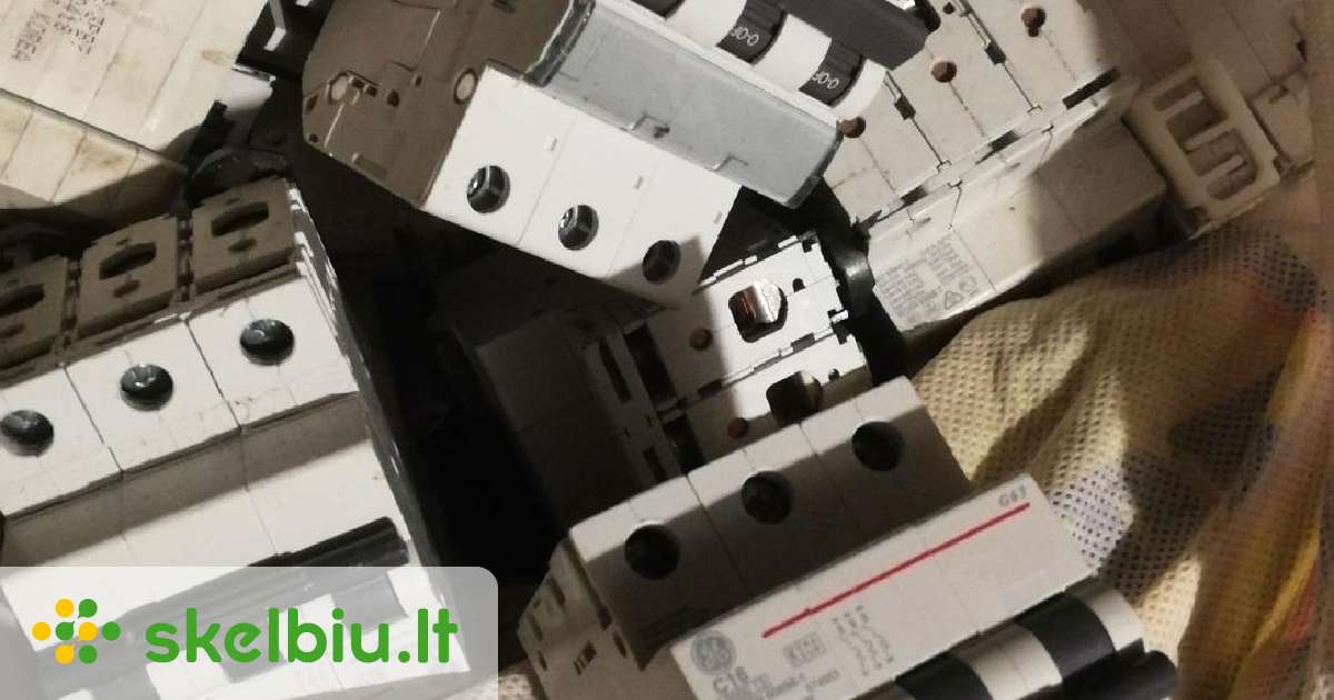 Trifaziai automatai 16-20a yra įvairių - Skelbiu.lt