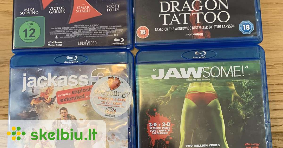 Blu-ray filmai - Skelbiu.lt