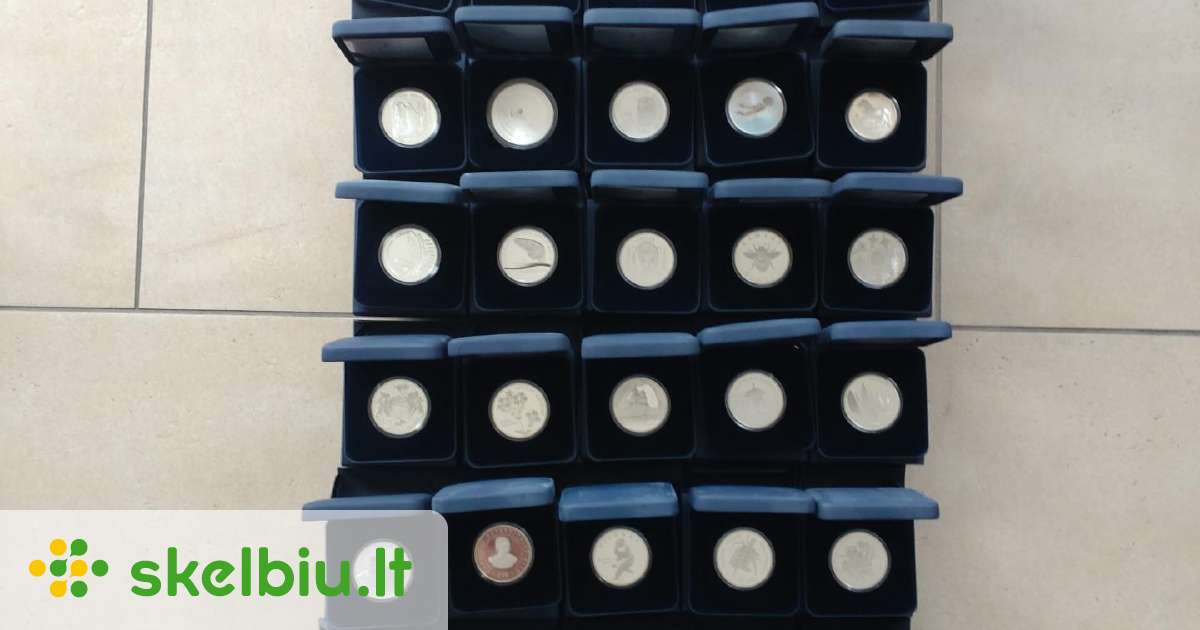 Lietuvos banko sidabrinės monetos - Skelbiu.lt