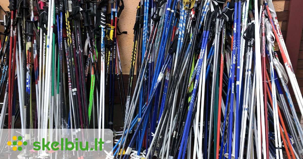 Įvairios slidinėjimo lazdos - Skelbiu.lt