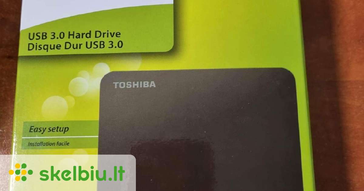 Toshiba išorinis diskas - Skelbiu.lt