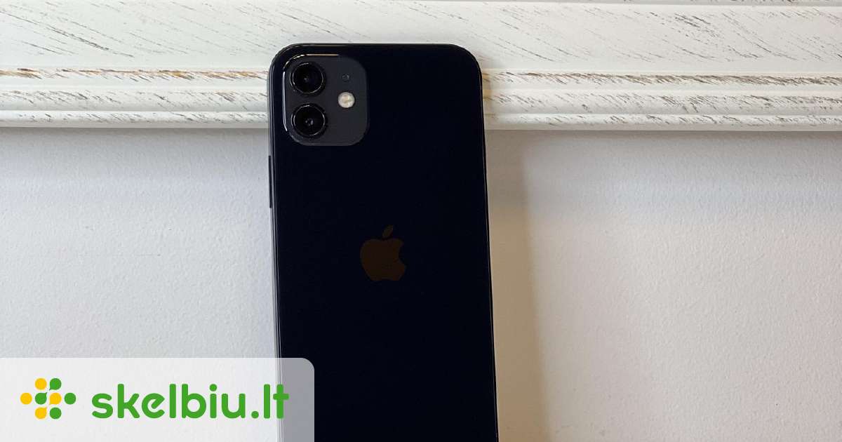 iPhone 12 256 GB Black - 10/10 + Garantija ! - Skelbiu.lt
