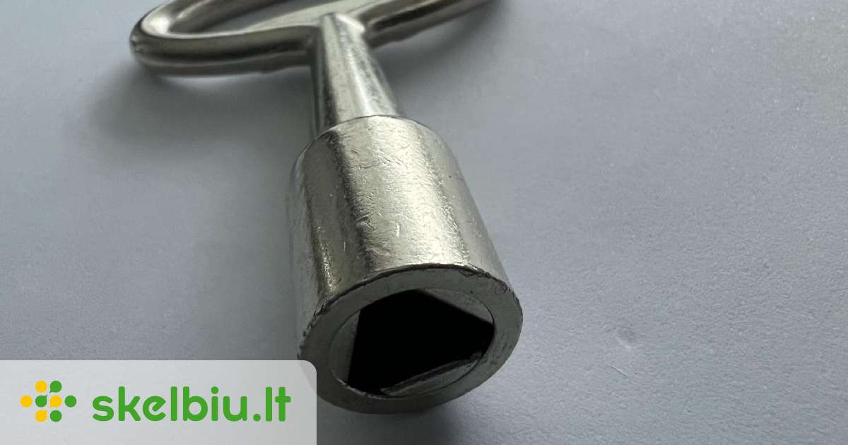 Trikampis raktas elektros,dujų apskaitos skydeliui - Skelbiu.lt