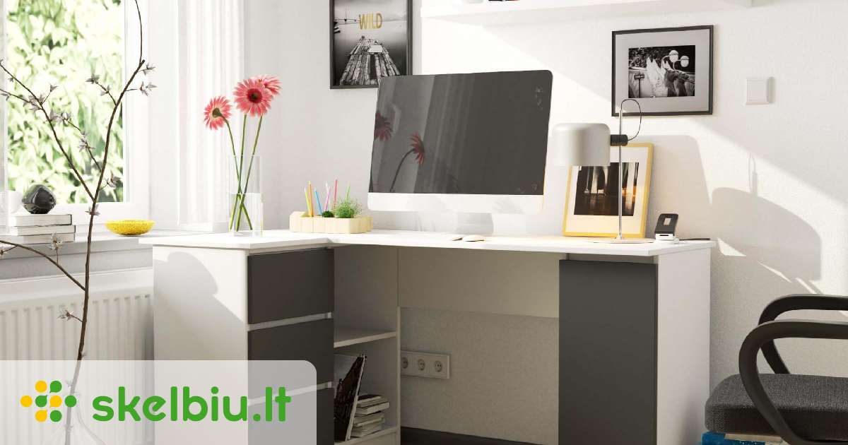 Kampinis rašomasis stalas su Nemokamu pristatymu! - Skelbiu.lt