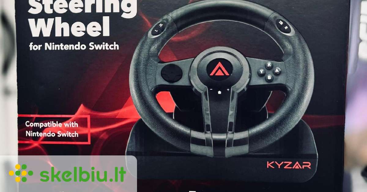 Žaidimų vairas Kyzar Switch - Skelbiu.lt