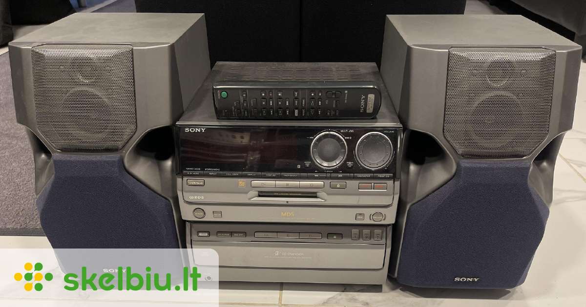 Sony md5 / centrai / minisistemos - Skelbiu.lt