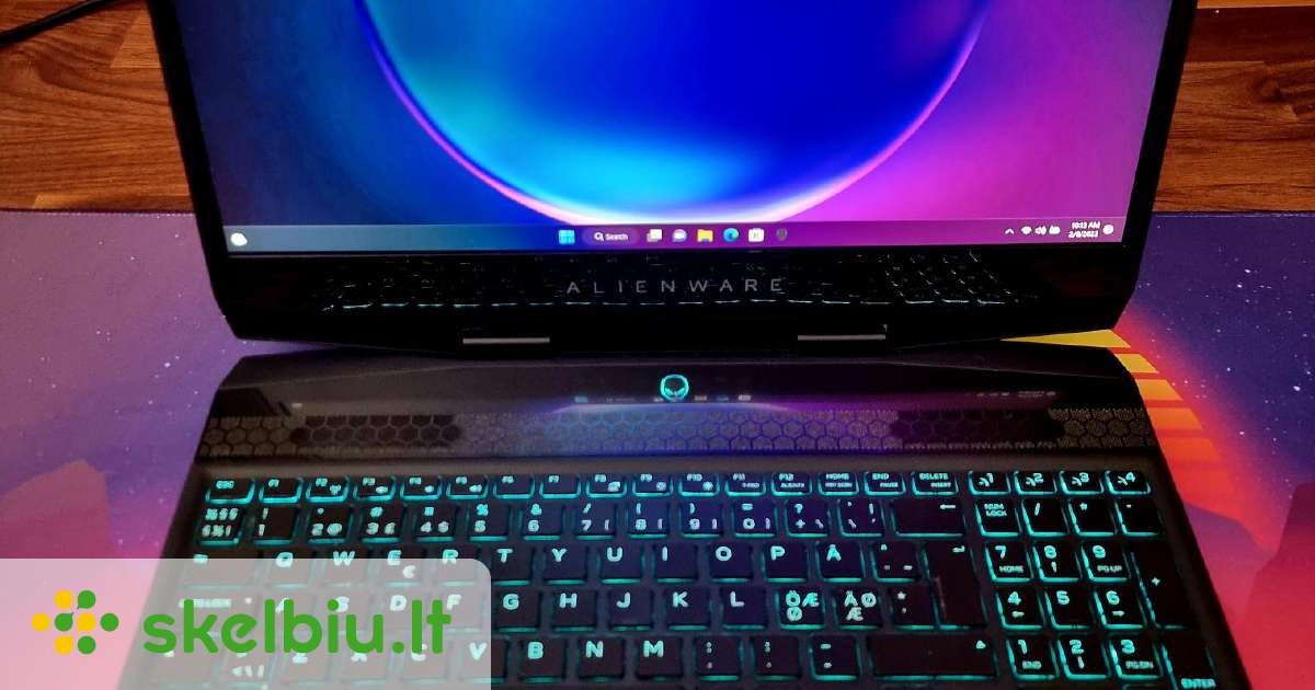 Alienware M15 R1 i7 Rtx 2070 Gaming Laptop - Skelbiu.lt