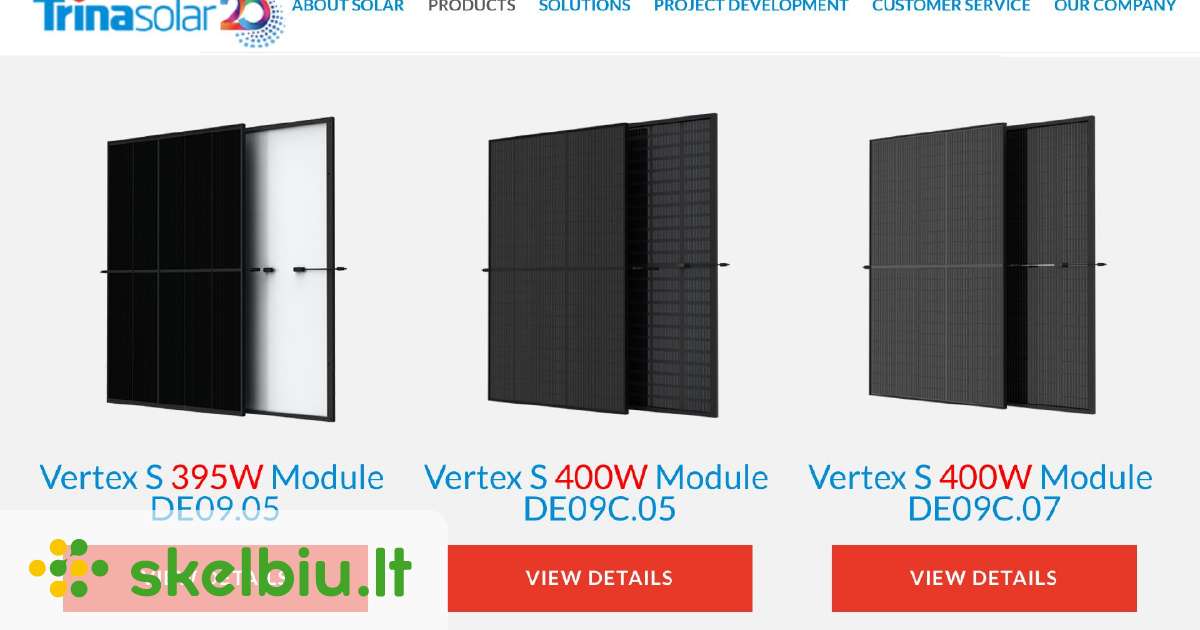 Saules moduliai - Skelbiu.lt