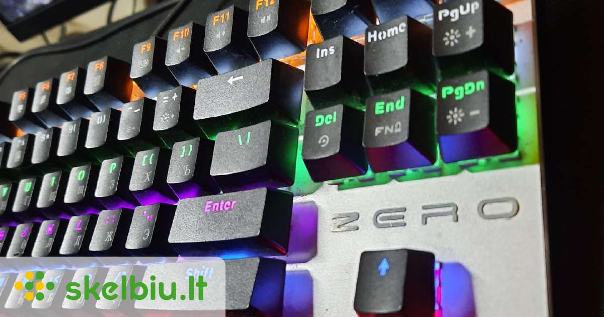 Mechaninė Gaming Klaviatūra "Zero" - Skelbiu.lt